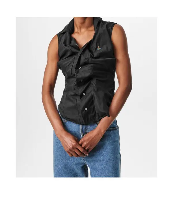 VIVIENNE WESTWOOD Sleeveless Fitted Shirt