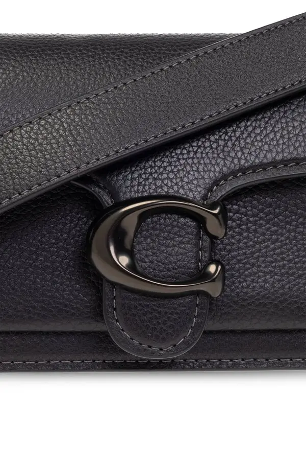 COACH Tabby Logo Plaque Shoulder Bag