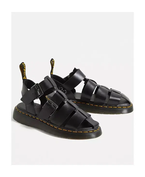 Dr. Martens Leather Logo Sandals