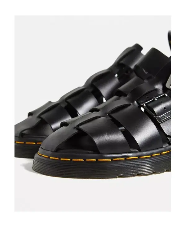 Dr. Martens Leather Logo Sandals