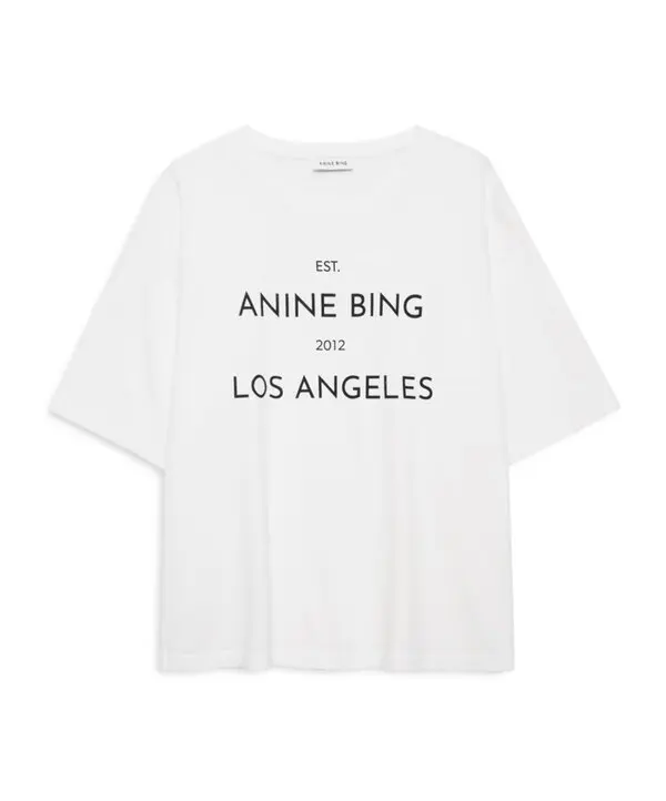 ANINE BING Crew Neck T-shirt