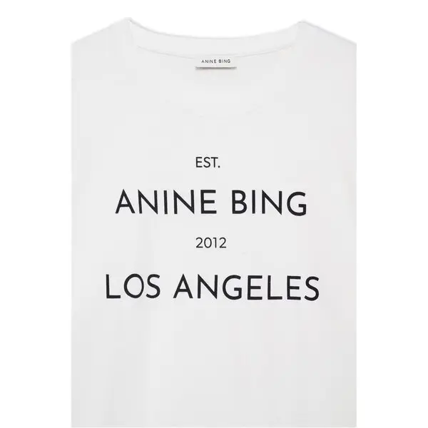 ANINE BING Crew Neck T-shirt