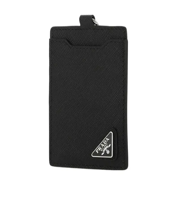 Prada Saffiano Leather Badge Holder
