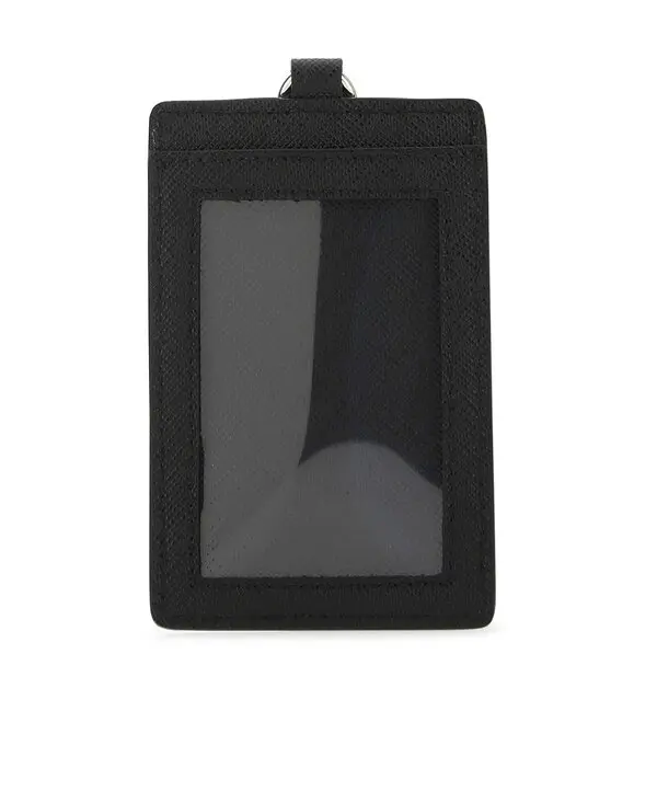 Prada Saffiano Leather Badge Holder