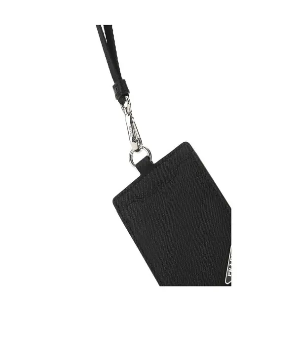 Prada Saffiano Leather Badge Holder
