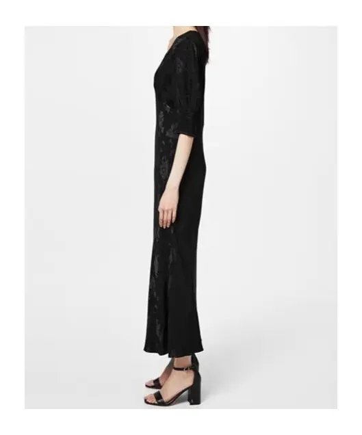 Rixo V-neck Short Sleeve Dress