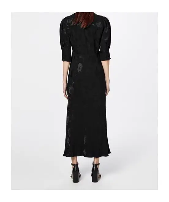 Rixo V-neck Short Sleeve Dress