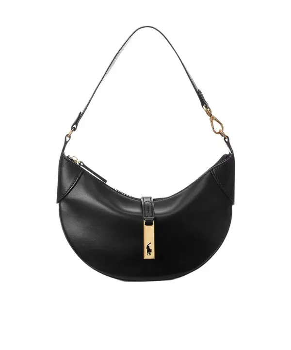 Polo Ralph Lauren Zipper Mini Shoulder Bag - Black