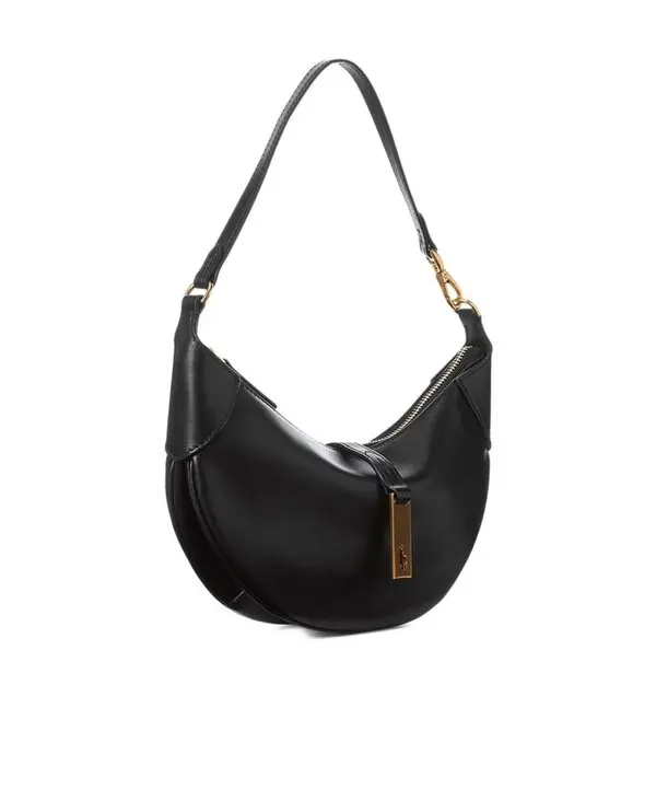 Polo Ralph Lauren Zipper Mini Shoulder Bag - Black