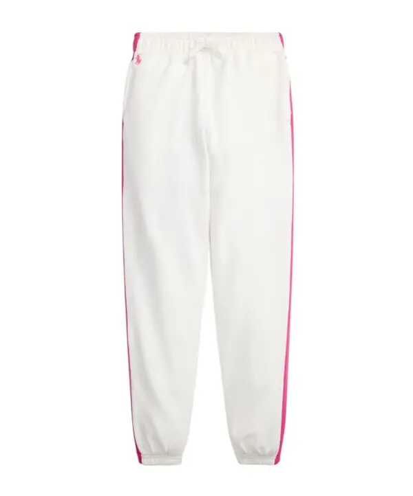 Polo Ralph Lauren Drawstring Sweatpants With Pink Side Stripes