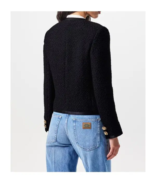 Dolce & Gabbana Button-down Bouclé Jacket