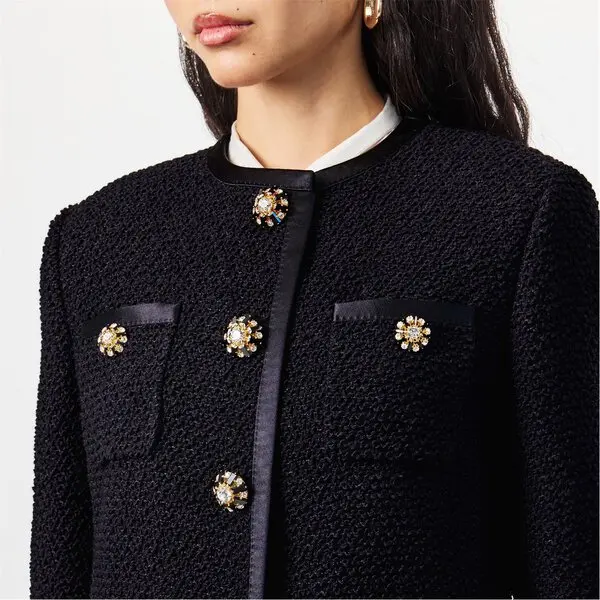 Dolce & Gabbana Button-down Bouclé Jacket