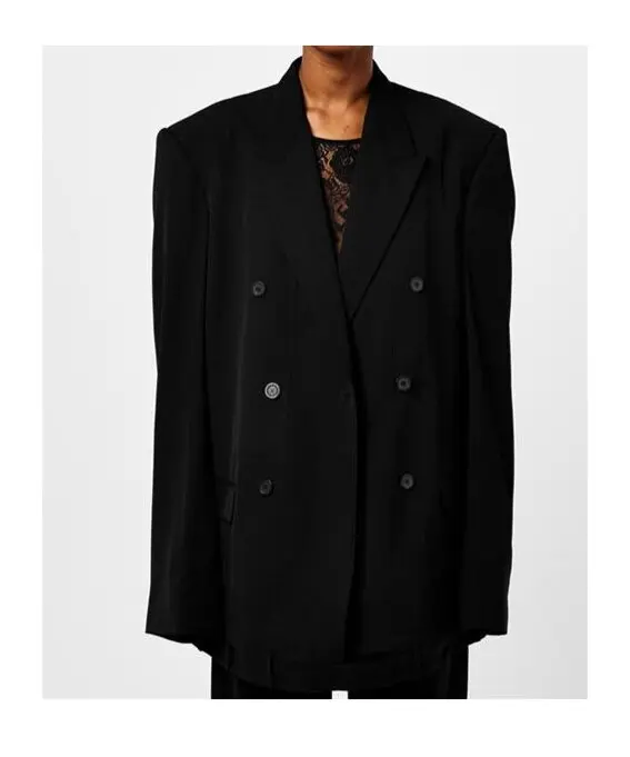 Balenciaga Double-breasted Wool-twill Blazer