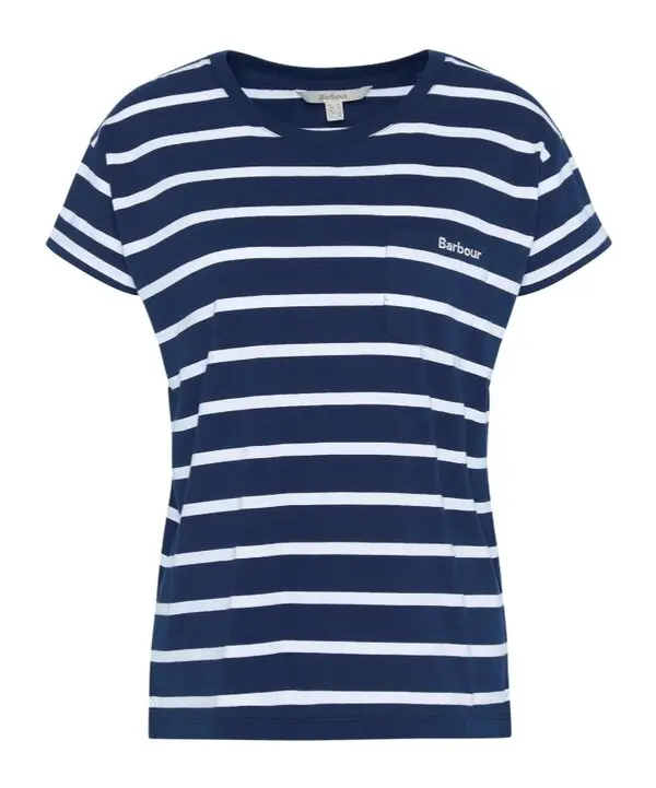 Barbour Otterburn Striped T-shirt With Chest Embroidery