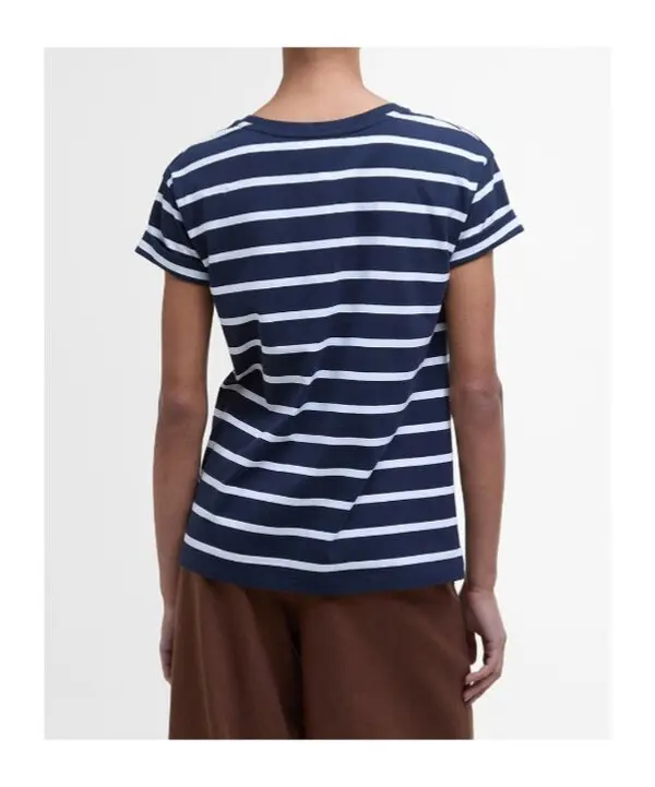 Barbour Otterburn Striped T-shirt With Chest Embroidery