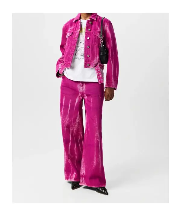 GANNI Baggy Jeans - Purple