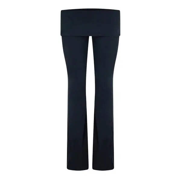 JADED LONDON Fold-waist Flared Trousers