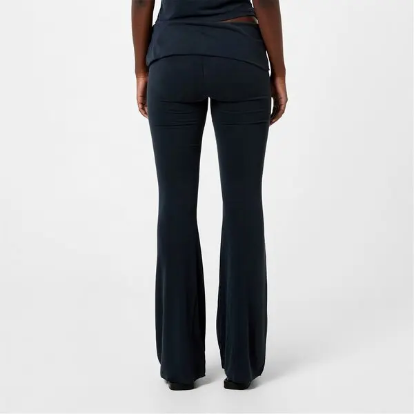 JADED LONDON Fold-waist Flared Trousers