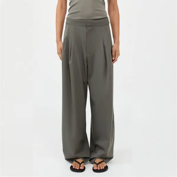 ST. AGNI Adjustable Wide-leg Trousers