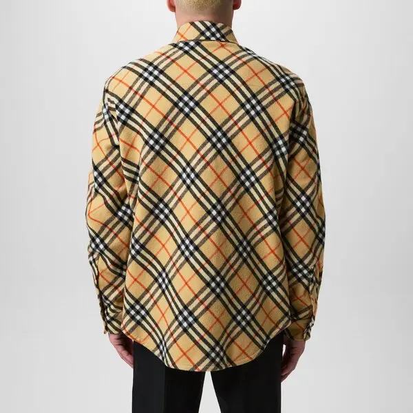 Burberry Versatile Plaid Long-sleeve Shirt