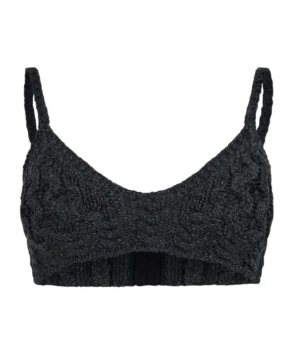 Alexander McQueen Short Top - Black