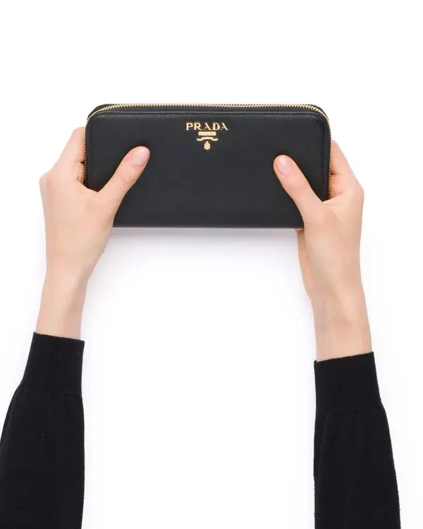 Prada Large Saffiano Leather Wallet