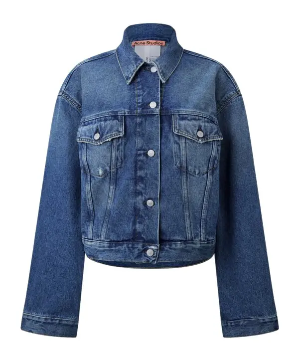 Acne Studios Cropped Denim Jacket