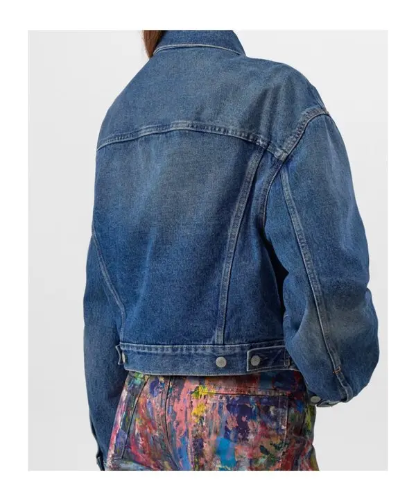 Acne Studios Cropped Denim Jacket