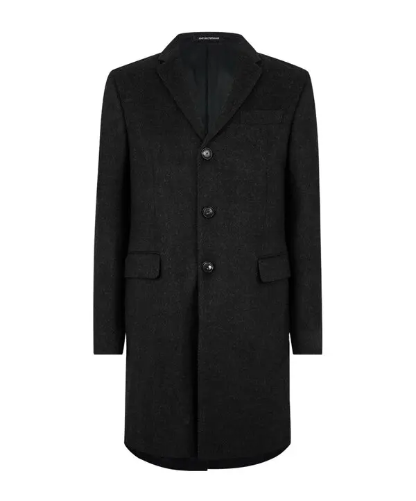 Emporio Armani Single Breasted Coat