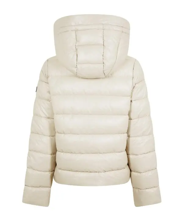 Barbour Long-sleeved Padded Jacket With Hood And Zip Closure