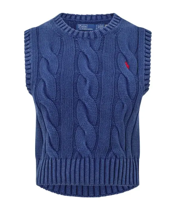 Polo Ralph Lauren Knitted Braided Knit Vest