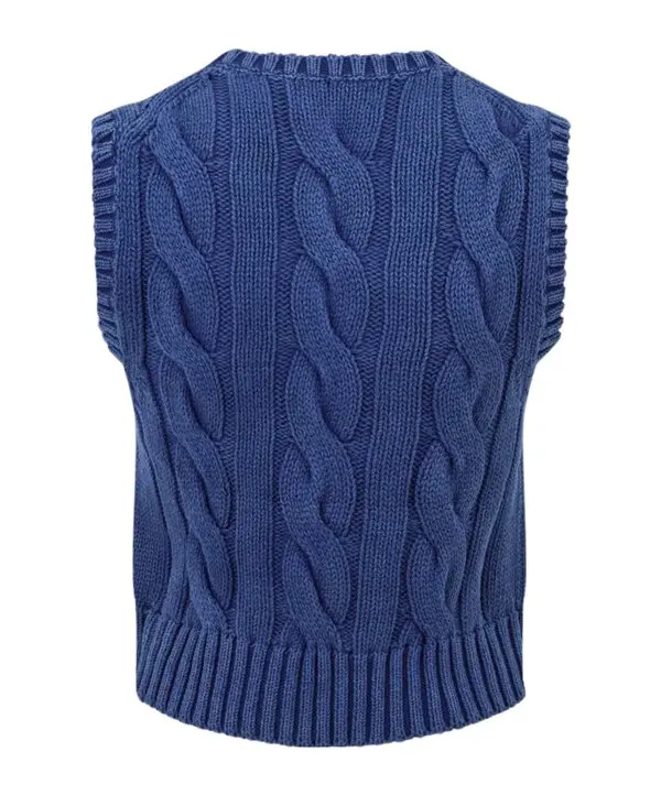 Polo Ralph Lauren Knitted Braided Knit Vest
