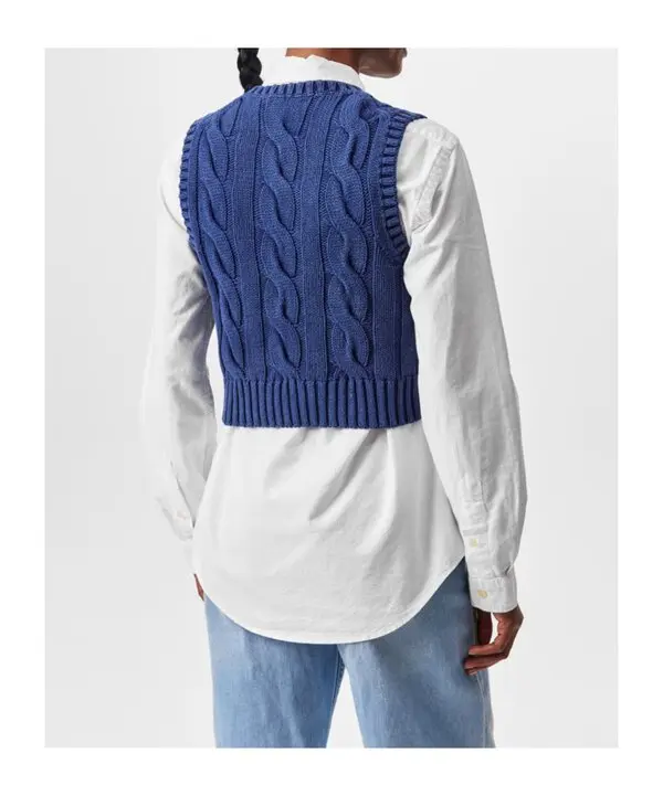 Polo Ralph Lauren Knitted Braided Knit Vest