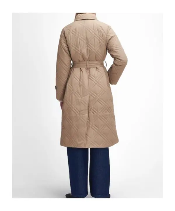 Barbour Mariah Quilted Trench Coat