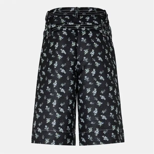 GANNI Jacquard Floral Shorts