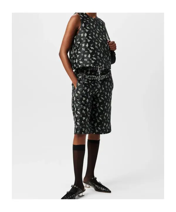 GANNI Jacquard Floral Shorts