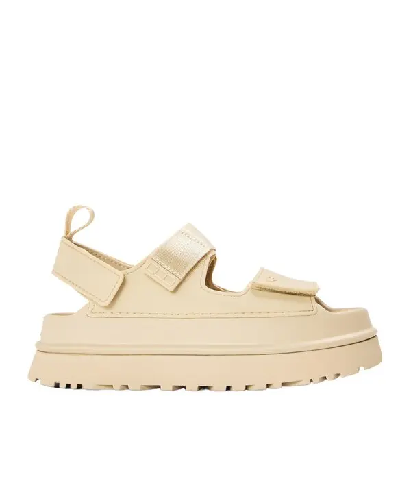 UGG Logo Detail Sandals - Nude
