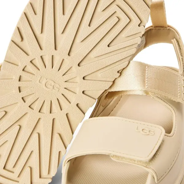 UGG Logo Detail Sandals - Nude