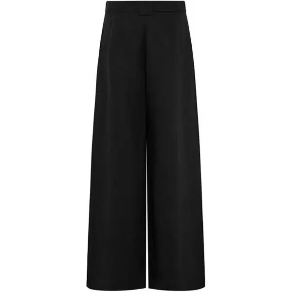 ST. AGNI Wide Leg Pleat Pants