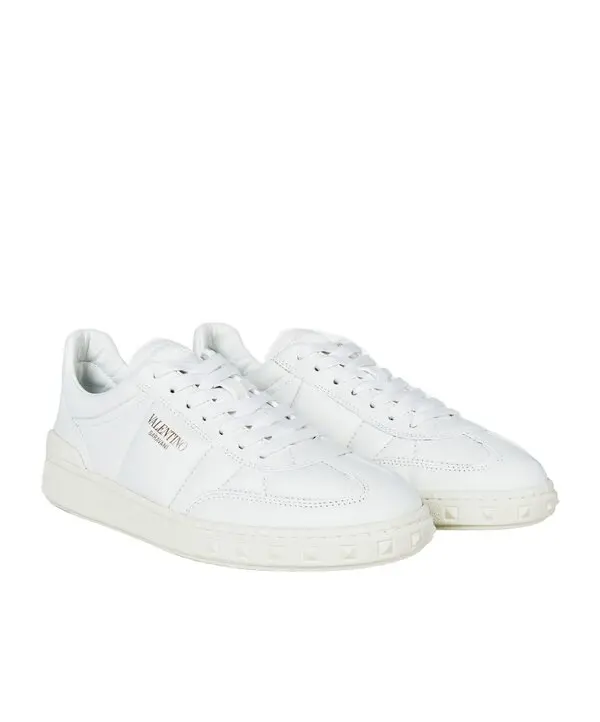 Valentino Garavani Upvillage Lace-up Trainers With Rockstud Detailing