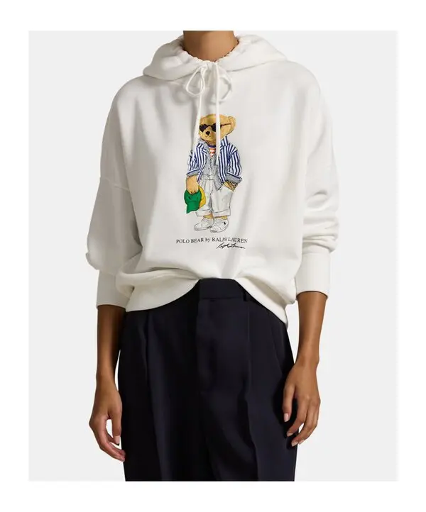 Polo Ralph Lauren Long Sleeve Hoodie - White