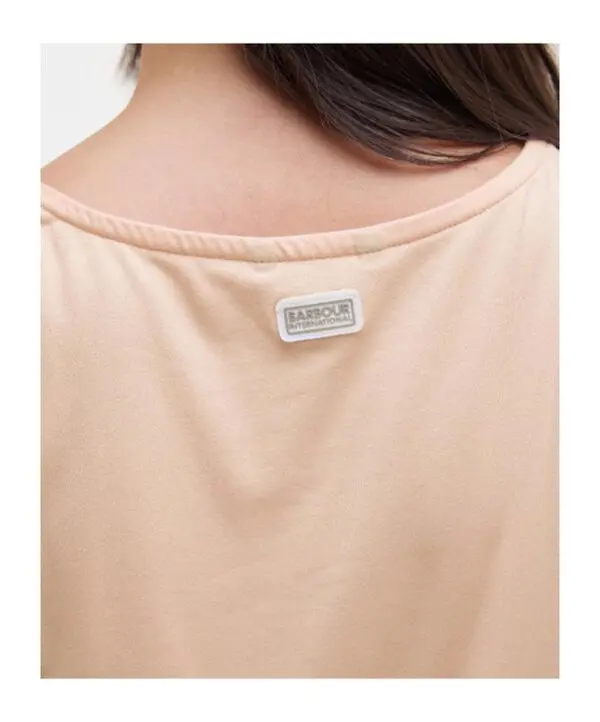 Barbour International Felicity Top Sleeveless Round Neck With Knot Detail