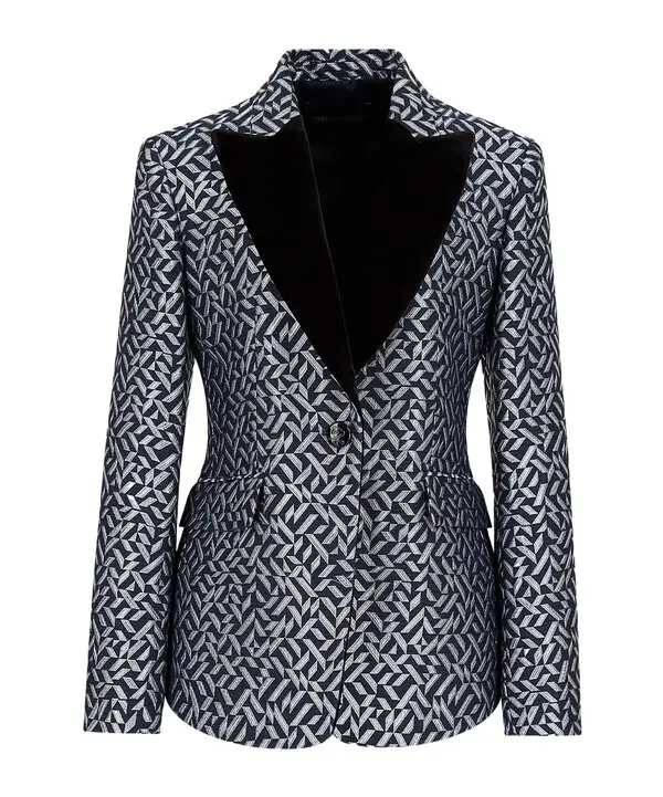 Emporio Armani Classic Tailored Blazer - Black