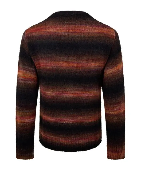 Kenzo Mohair Cardigan With Striped Pattern