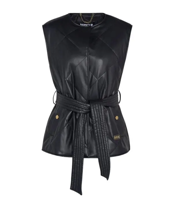 Barbour Rosa Leather Gilet