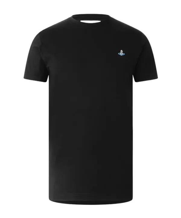 VIVIENNE WESTWOOD Crew Neck Short-sleeved T-shirt - Black