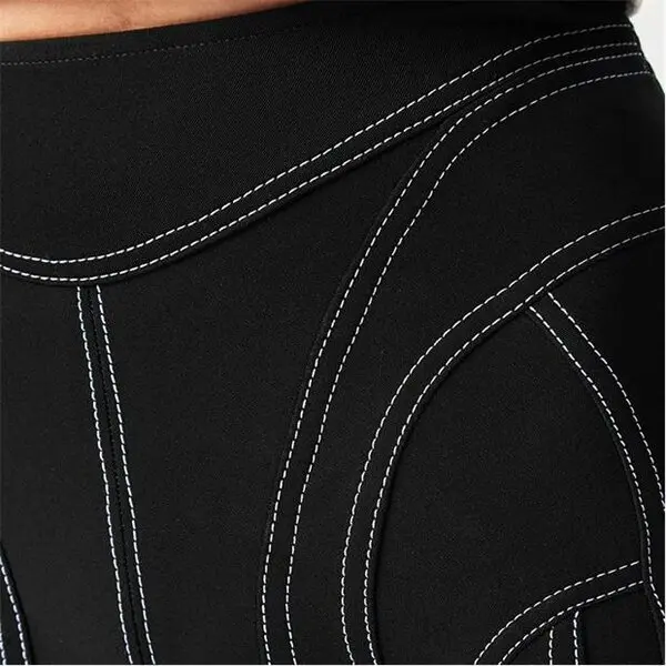 MUGLER Bike Shorts With Contrast Stitching
