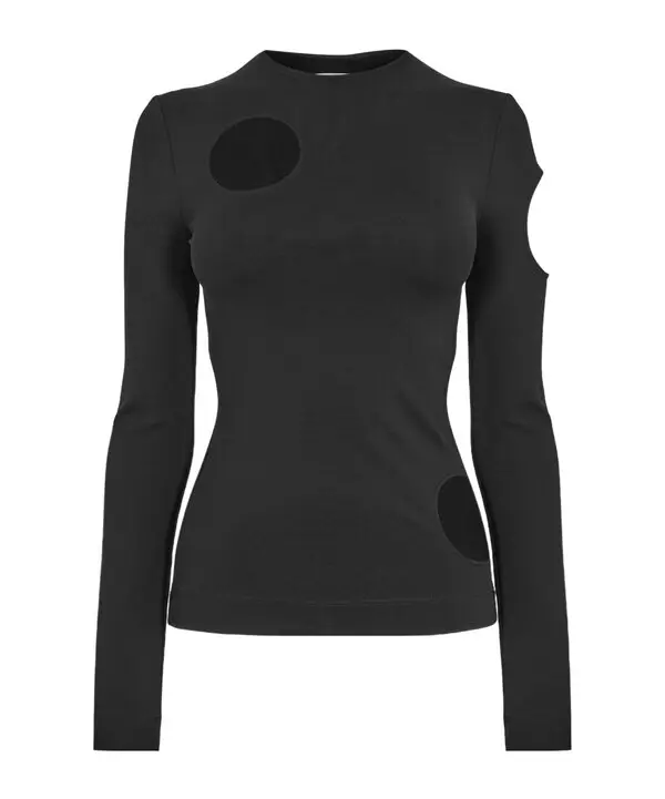 Off-White Simple Long-sleeved Top