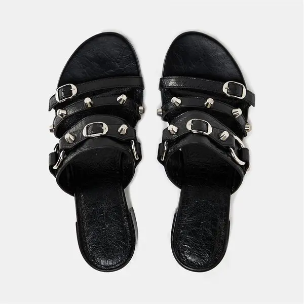 Balenciaga Buckle Detail High-heeled Sandals