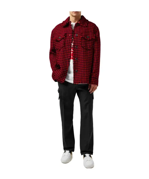 Versace Tweed Overshirt
